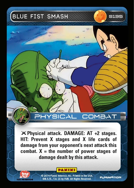 Blue Fist Smash | DragonBallZTCG Wiki | Fandom