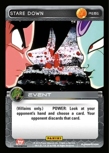 Stare Down | DragonBallZTCG Wiki | Fandom