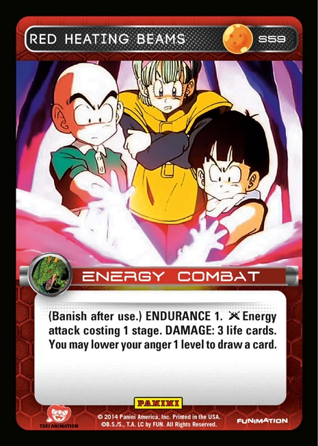 Red Heating Beams | DragonBallZTCG Wiki | Fandom