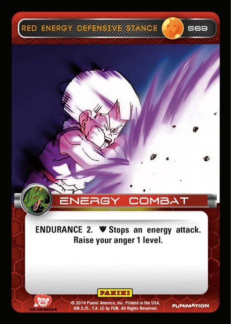 Red Energy Defensive Stance | DragonBallZTCG Wiki | Fandom