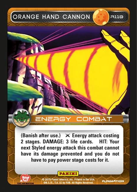 Orange Hand Cannon | DragonBallZTCG Wiki | Fandom