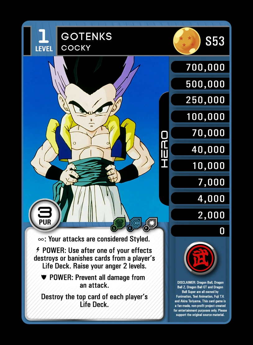 Gotenks - Cocky | DragonBallZTCG Wiki | Fandom