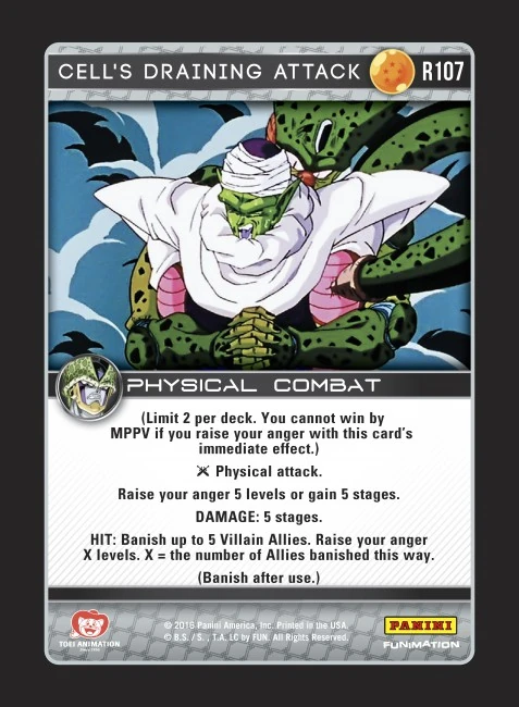 Cell's Draining Attack | DragonBallZTCG Wiki | Fandom