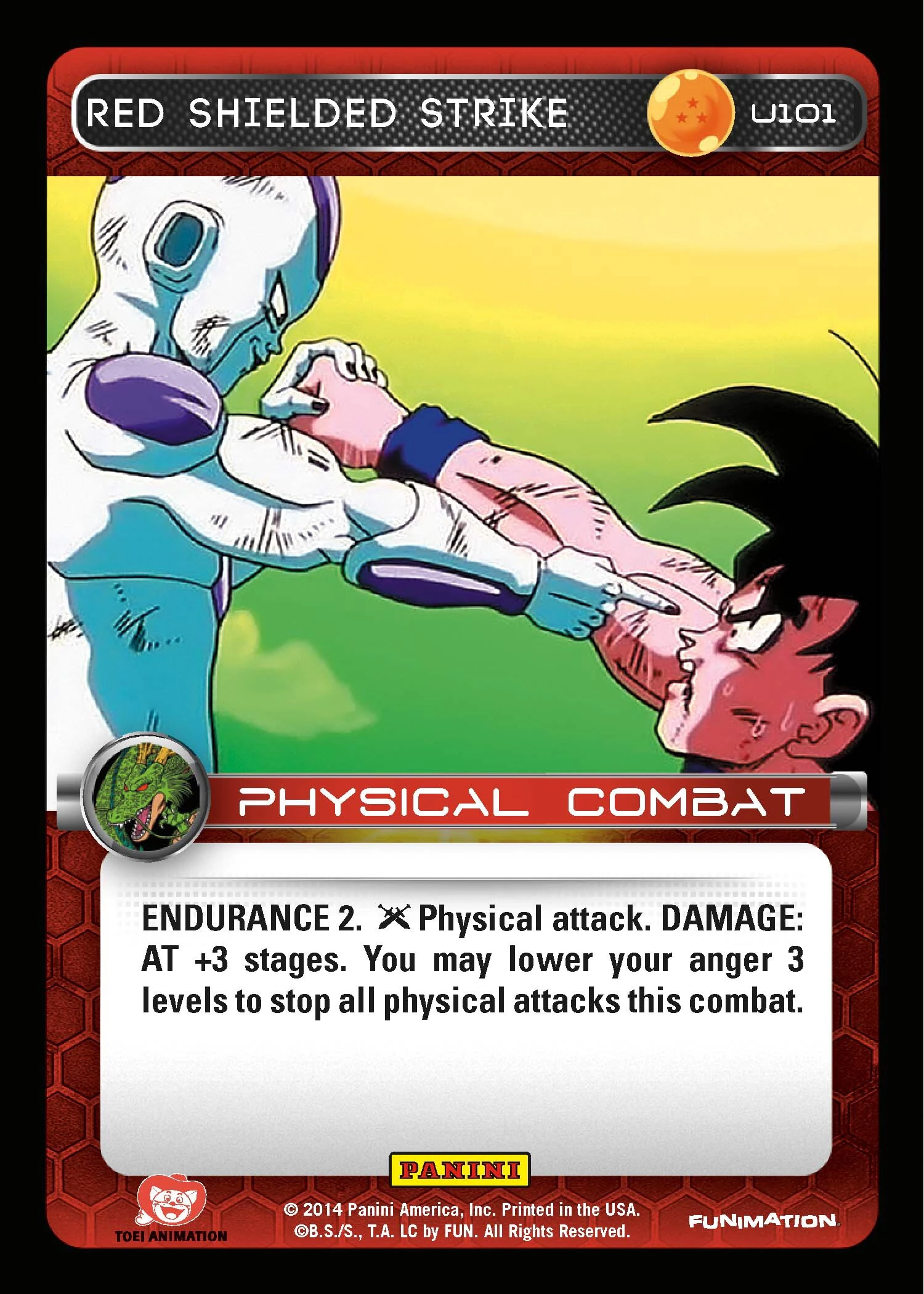 Red Shielded Strike | DragonBallZTCG Wiki | Fandom