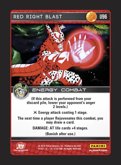 Red Right Blast | DragonBallZTCG Wiki | Fandom