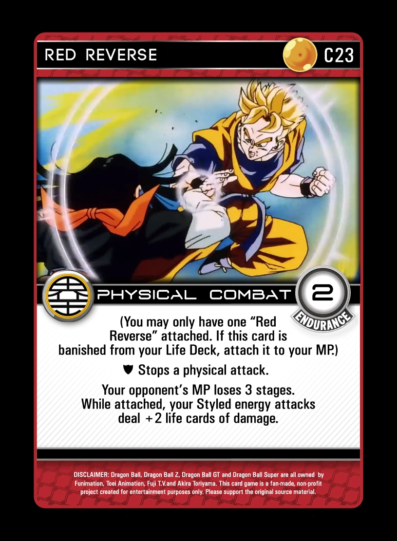 Red Reverse | DragonBallZTCG Wiki | Fandom