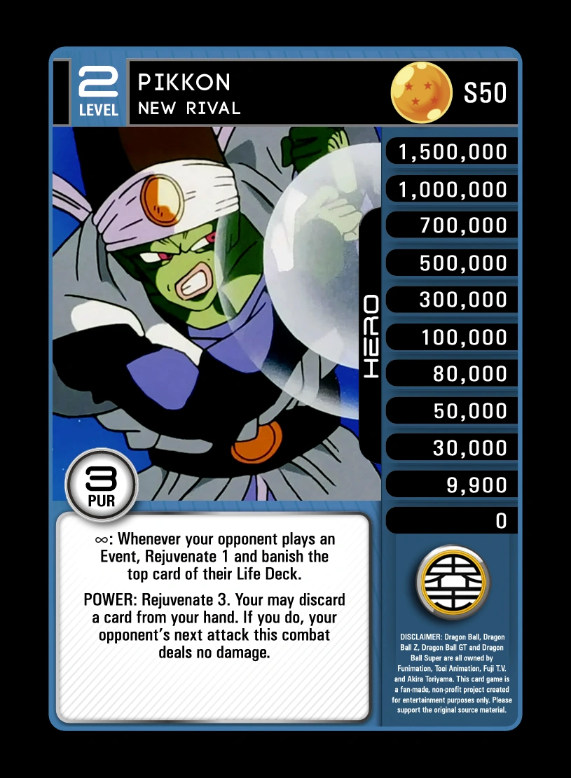 Pikkon - New Rival | DragonBallZTCG Wiki | Fandom