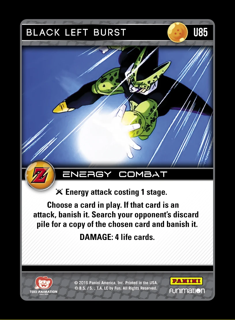 Black Left Burst | DragonBallZTCG Wiki | Fandom