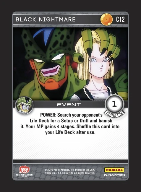 Black Nightmare | DragonBallZTCG Wiki | Fandom