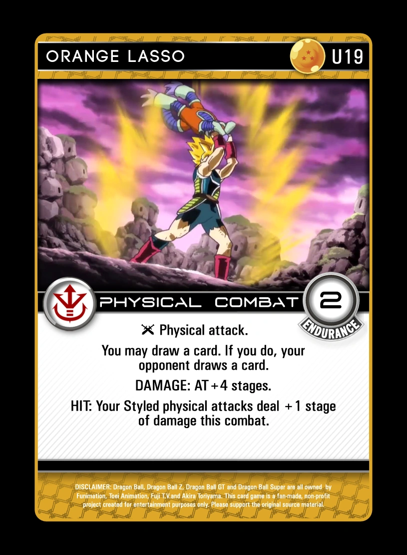 Orange Lasso | DragonBallZTCG Wiki | Fandom