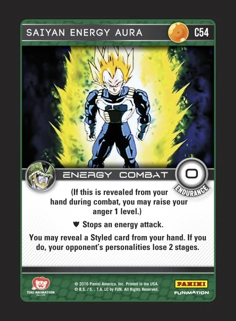 Saiyan Energy Aura | DragonBallZTCG Wiki | Fandom