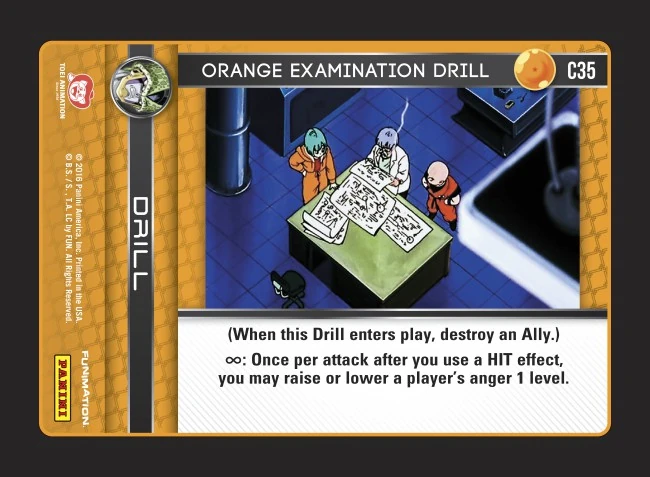 Orange Examination Drill | DragonBallZTCG Wiki | Fandom