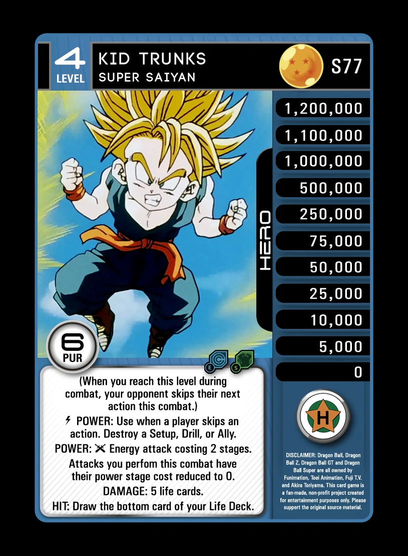 Kid Trunks Super Saiyan Drawing