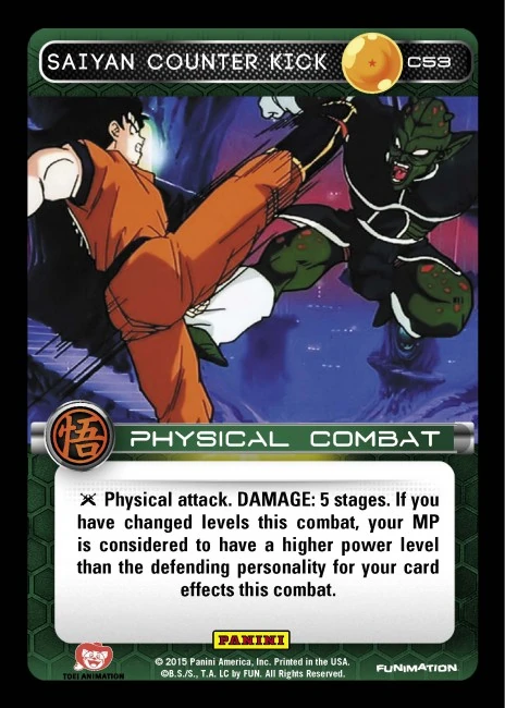 Saiyan Counter Kick | DragonBallZTCG Wiki | Fandom