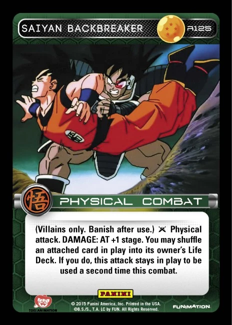 Saiyan Backbreaker | DragonBallZTCG Wiki | Fandom