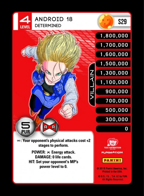 Android 18 - Determined | DragonBallZTCG Wiki | Fandom