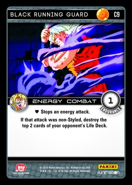 Black Running Guard | DragonBallZTCG Wiki | Fandom