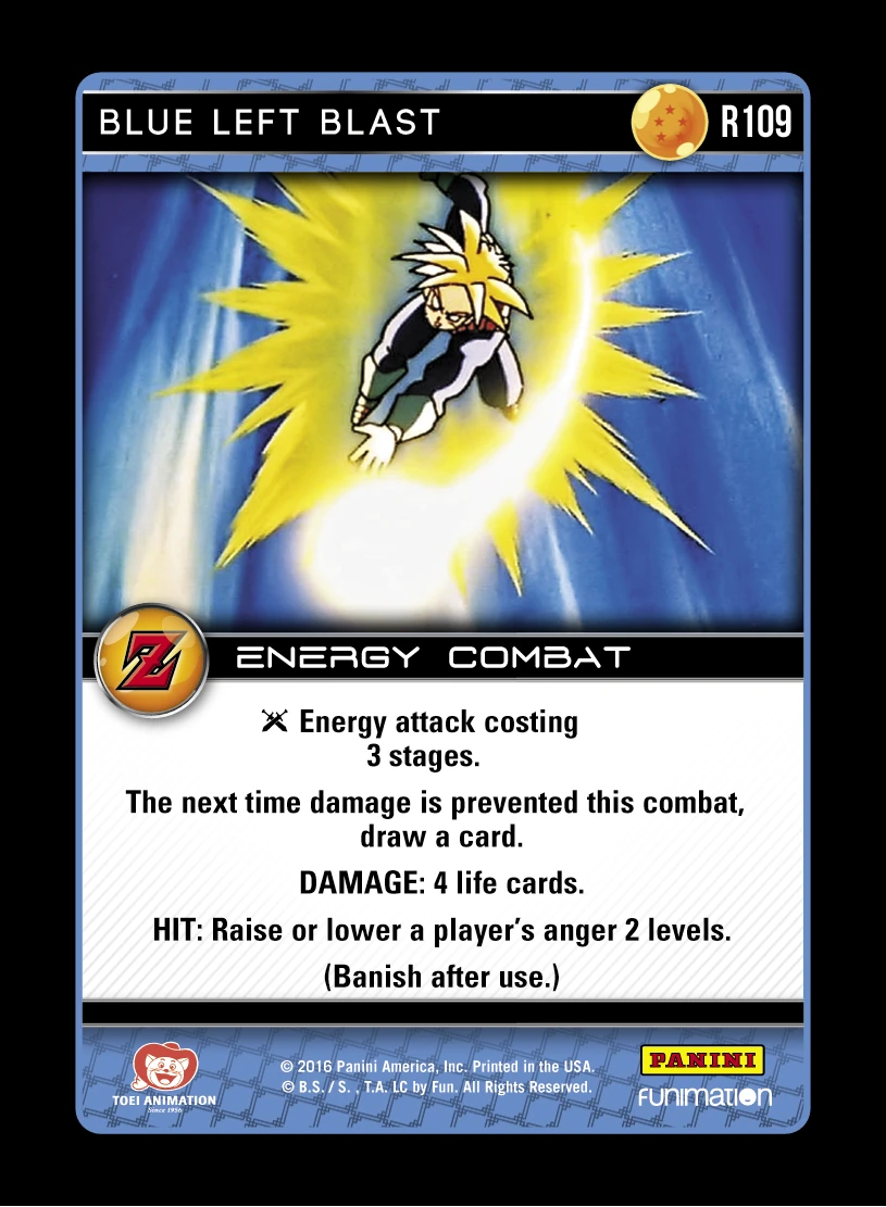 Blue Left Blast | DragonBallZTCG Wiki | Fandom