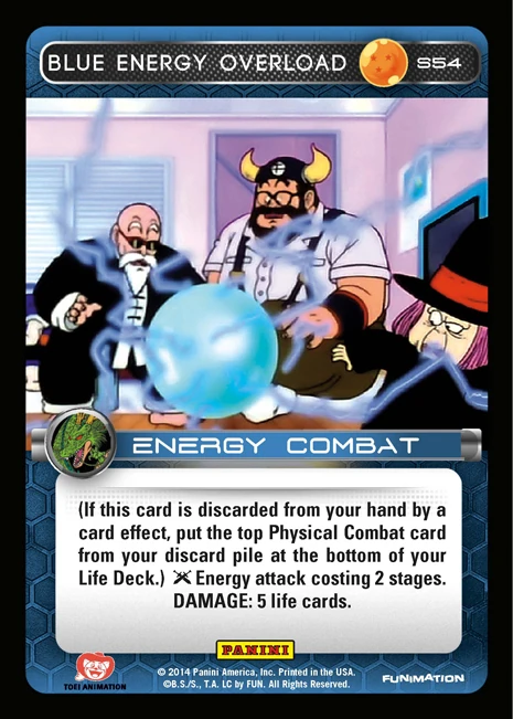 Blue Energy Overload | DragonBallZTCG Wiki | Fandom