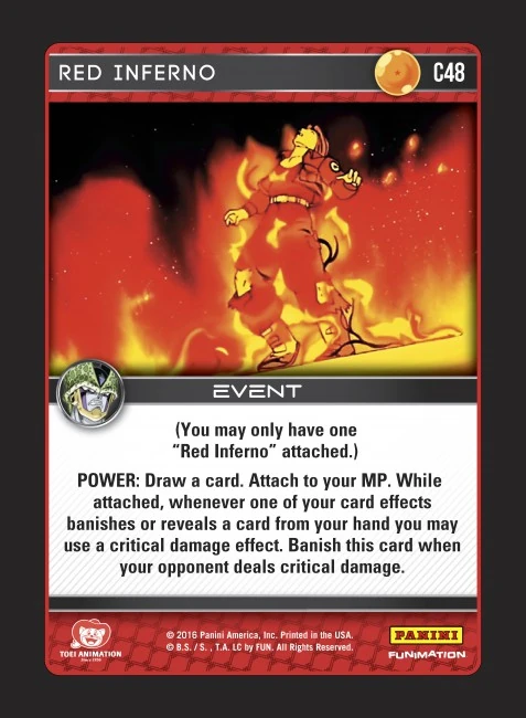 Red Inferno | DragonBallZTCG Wiki | Fandom