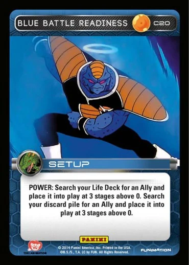 Blue Battle Readiness | DragonBallZTCG Wiki | Fandom