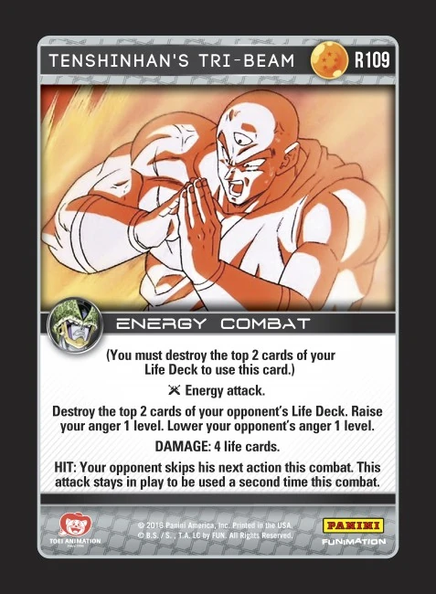 Tenshinhan's Tri-Beam | DragonBallZTCG Wiki | Fandom