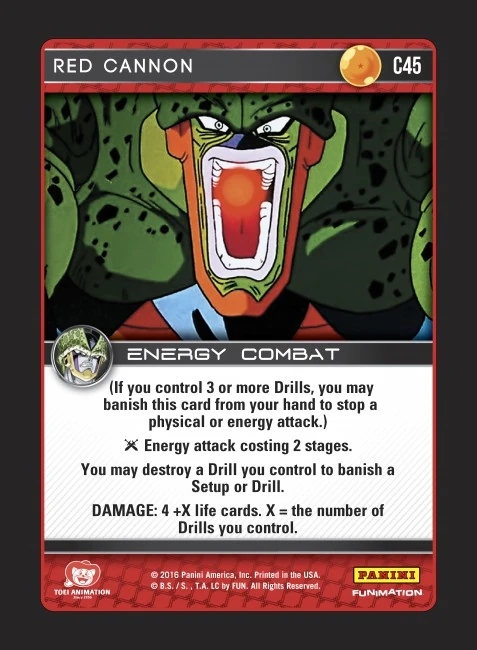 Red Cannon | DragonBallZTCG Wiki | Fandom