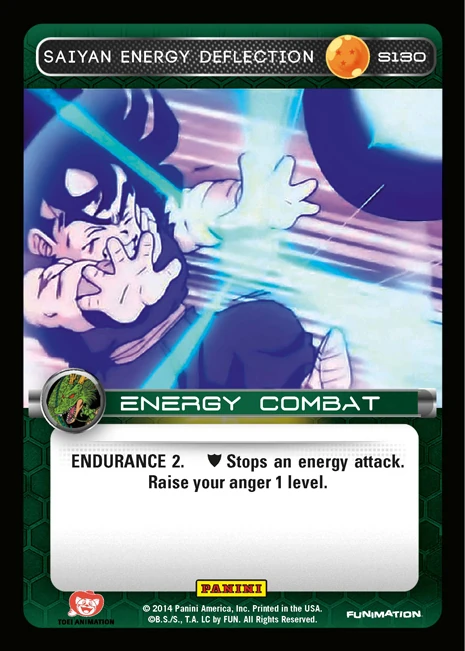Saiyan Energy Deflection | DragonBallZTCG Wiki | Fandom