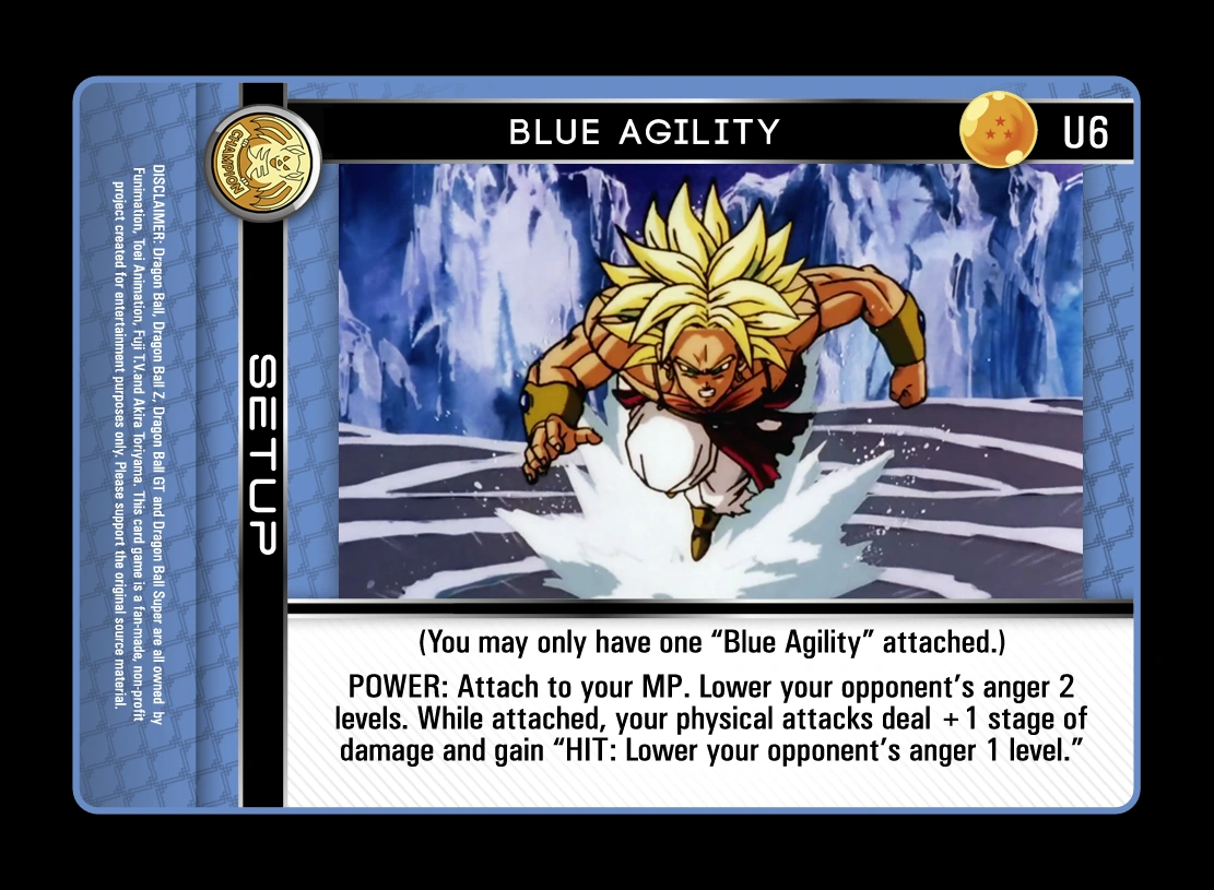 Blue Agility | DragonBallZTCG Wiki | Fandom