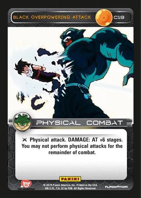 Black Overpowering Attack | DragonBallZTCG Wiki | Fandom