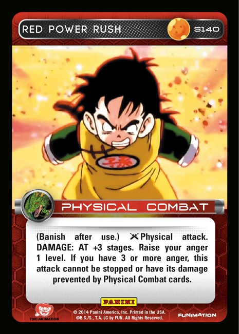 Red Power Rush | DragonBallZTCG Wiki | Fandom