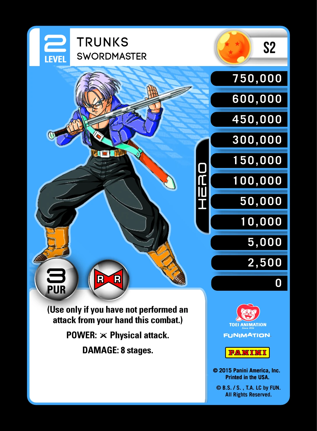 Trunks - Swordmaster | DragonBallZTCG Wiki | Fandom