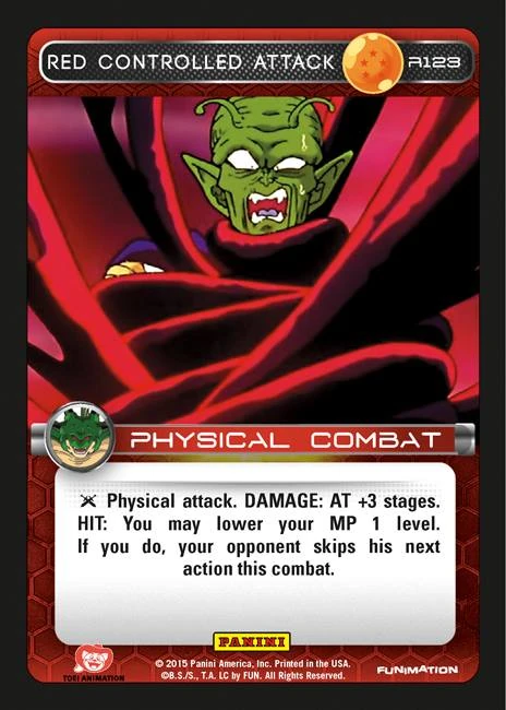 Red Controlled Attack | DragonBallZTCG Wiki | Fandom