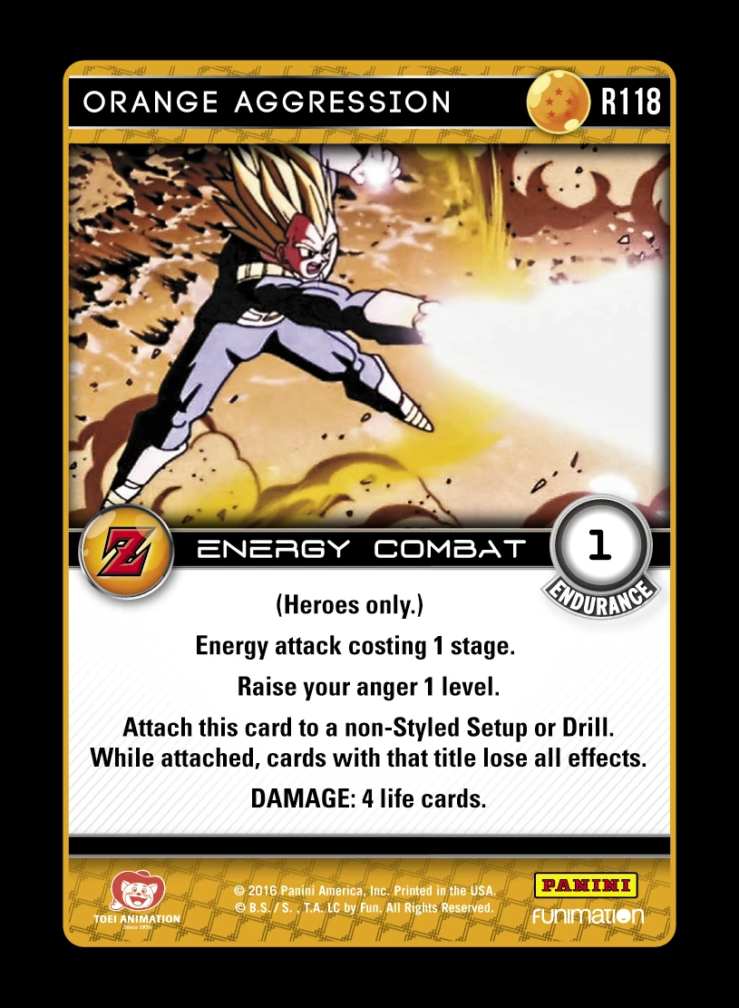 Orange Aggression | DragonBallZTCG Wiki | Fandom