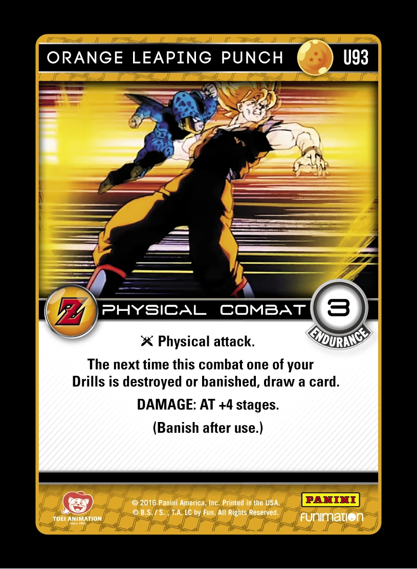 Orange Leaping Punch | DragonBallZTCG Wiki | Fandom