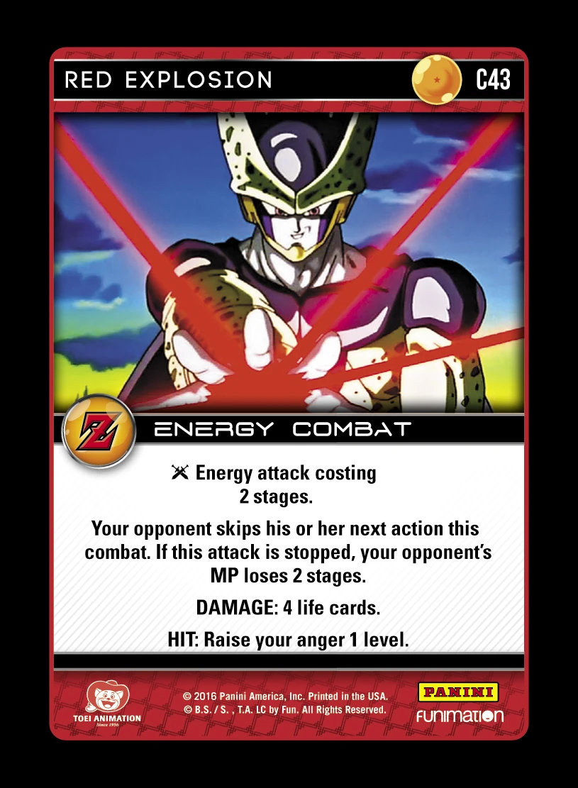 Red Explosion | DragonBallZTCG Wiki | Fandom