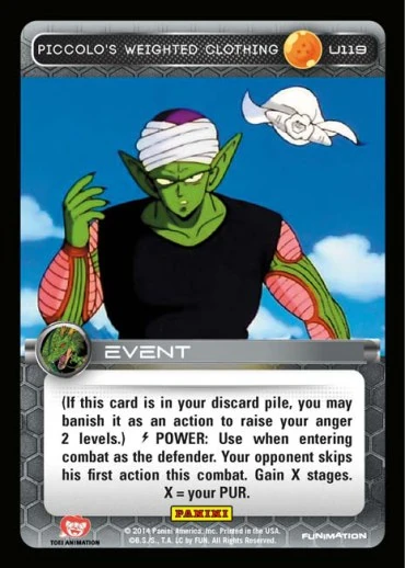 Piccolo's Weighted Clothing | DragonBallZTCG Wiki | Fandom
