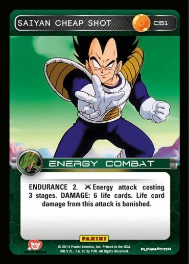 Saiyan Cheap Shot | DragonBallZTCG Wiki | Fandom