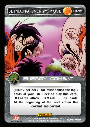 Blinding Energy Move | DragonBallZTCG Wiki | Fandom
