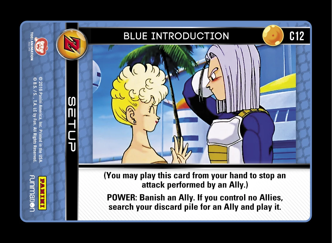 Blue Introduction | DragonBallZTCG Wiki | Fandom