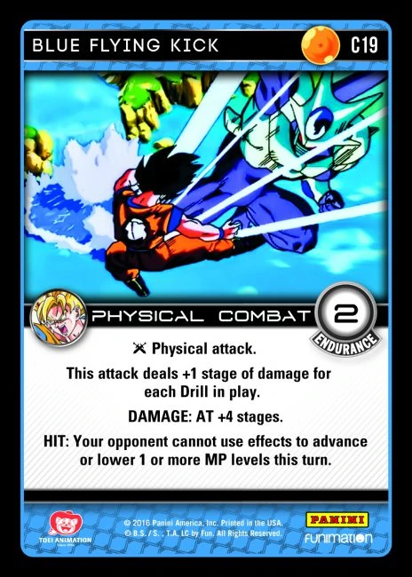 Blue Flying Kick | DragonBallZTCG Wiki | Fandom