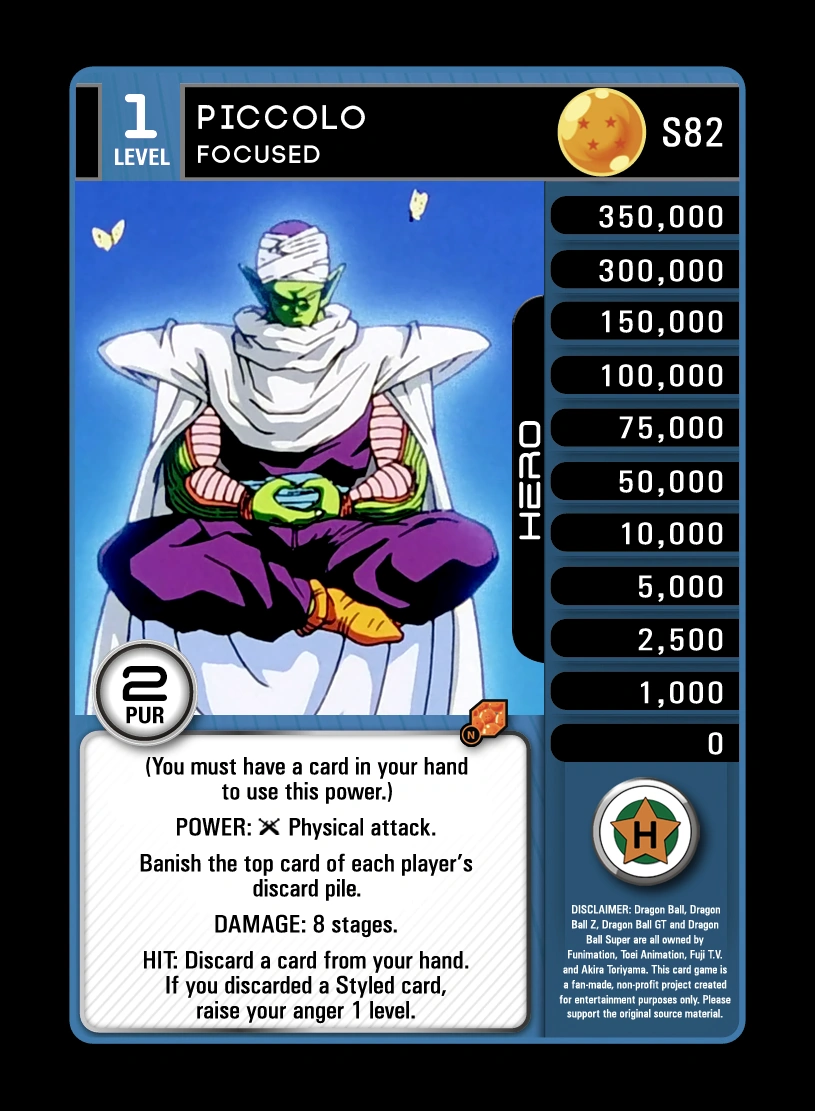 Piccolo - Focused | DragonBallZTCG Wiki | Fandom
