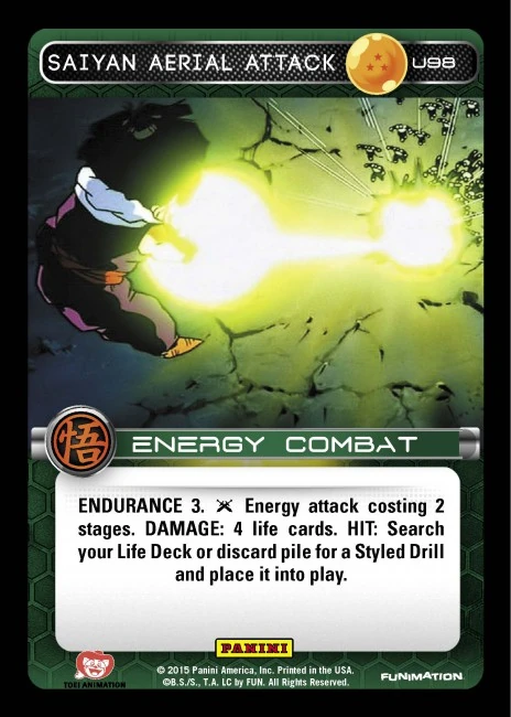 Saiyan Aerial Attack | DragonBallZTCG Wiki | Fandom