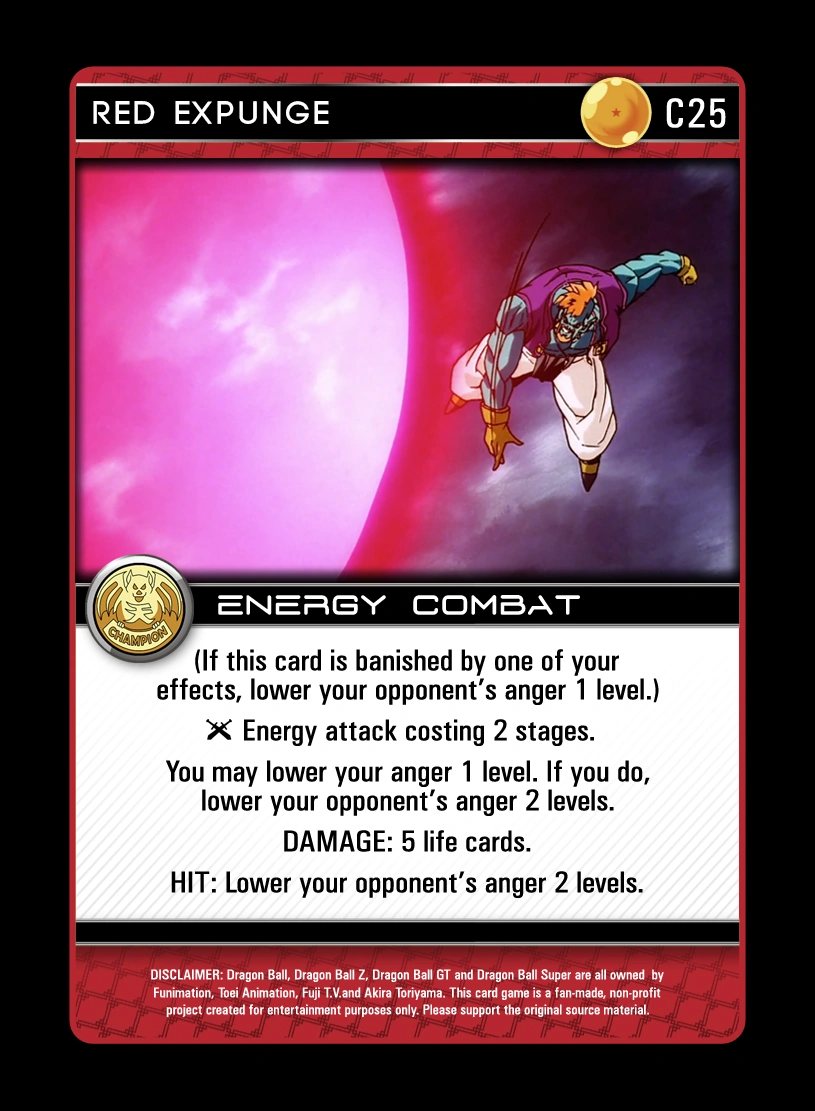 Red Expunge | DragonBallZTCG Wiki | Fandom