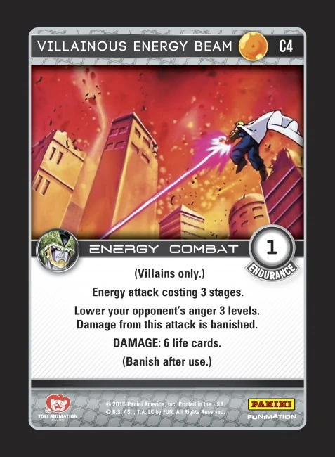 Villainous Energy Beam | DragonBallZTCG Wiki | Fandom