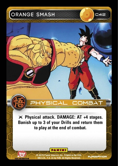 Orange Smash | DragonBallZTCG Wiki | Fandom
