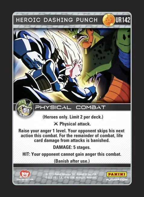 Heroic Dashing Punch | DragonBallZTCG Wiki | Fandom