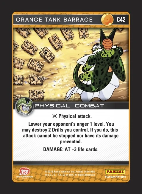 Orange Tank Barrage | DragonBallZTCG Wiki | Fandom