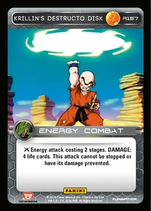 Krillin's Destructo Disk | DragonBallZTCG Wiki | Fandom