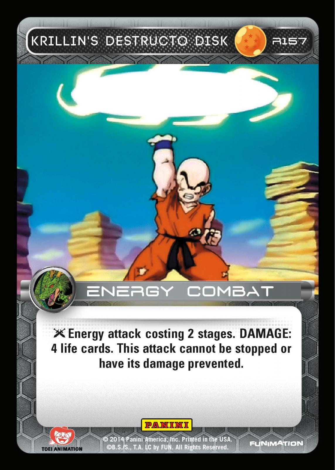 Krillin's Destructo Disk | DragonBallZTCG Wiki | Fandom